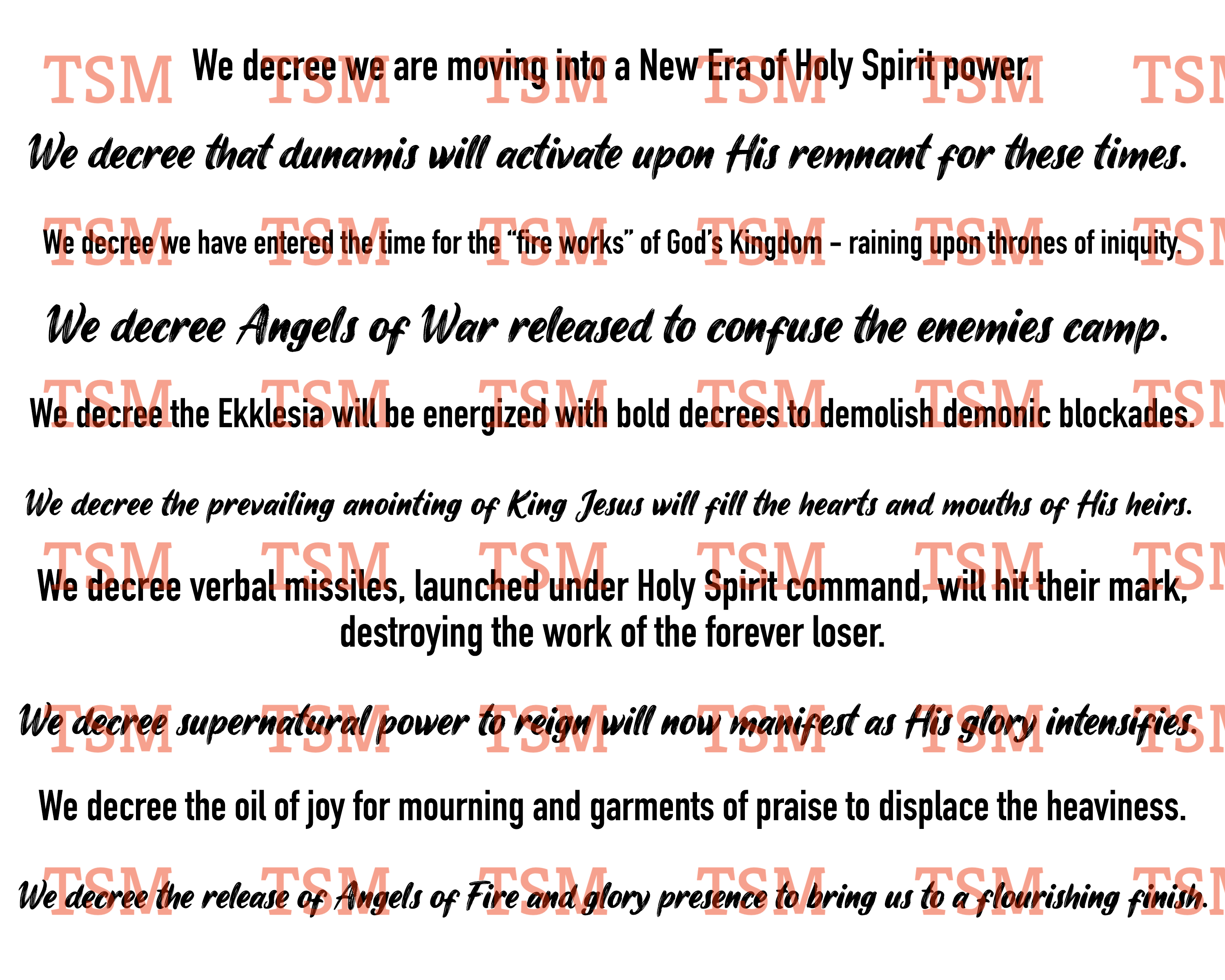 Decree Art Print [Digital Download] – Tim Sheets Ministries